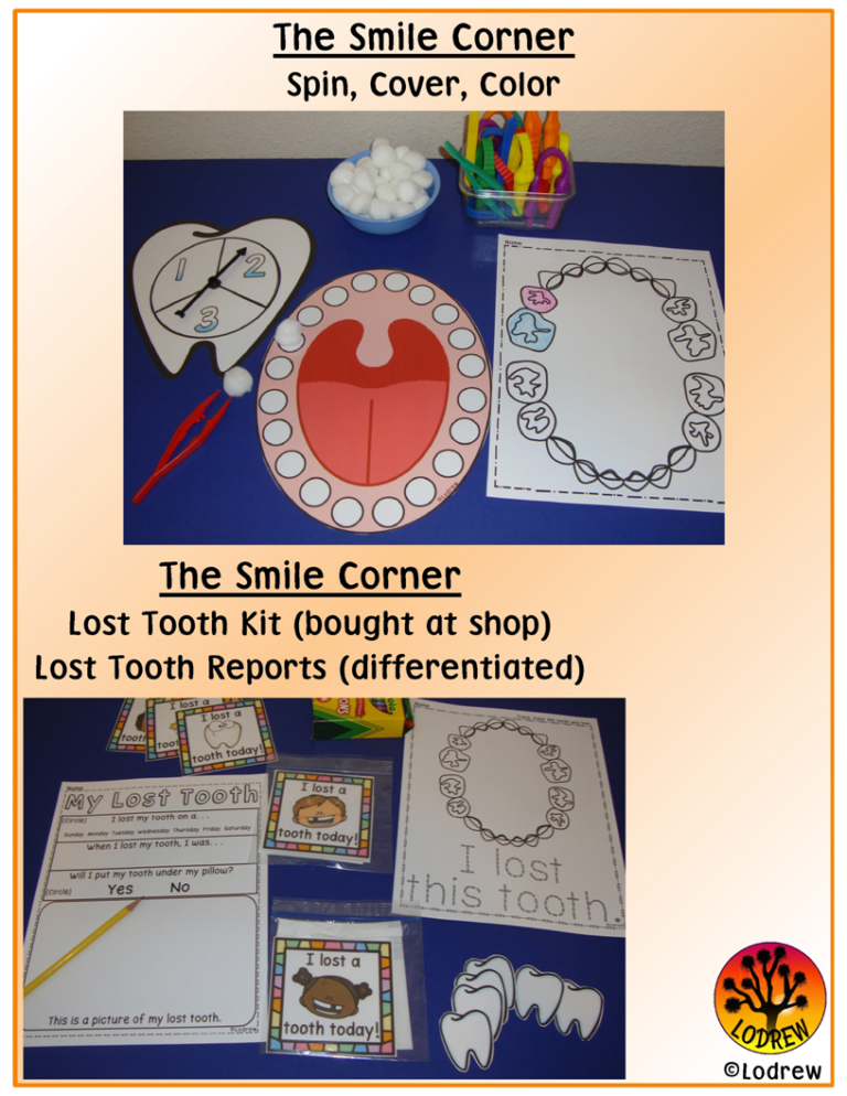 Dramatic Play Dental Health Store Dentist Activities Role Play Dental ...