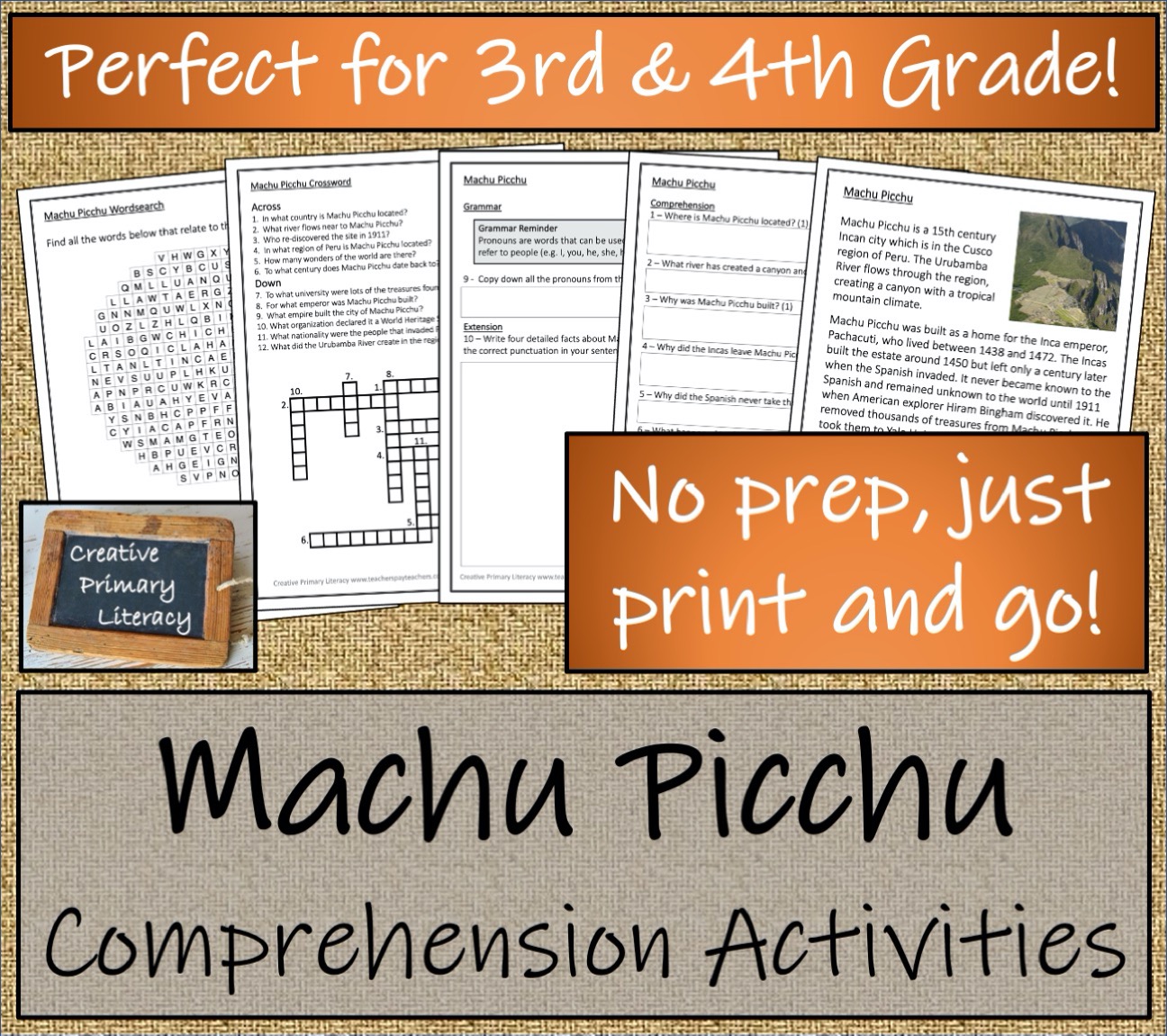 Seven Wonders of the World Close Reading Comprehension Book | 3rd & 4th ...