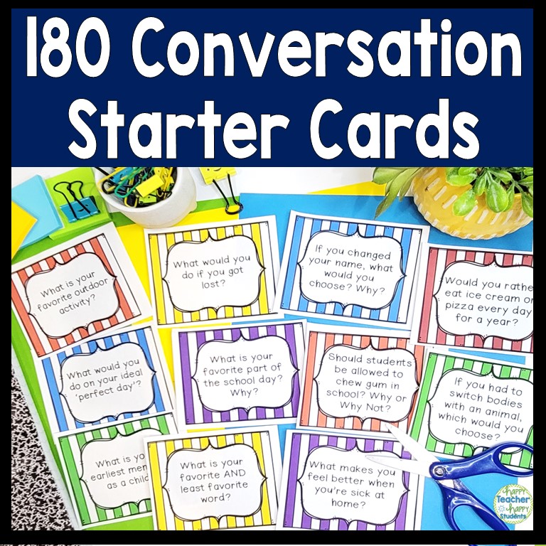 180 Conversation Starters Questions: Morning Meeting Questions of the ...