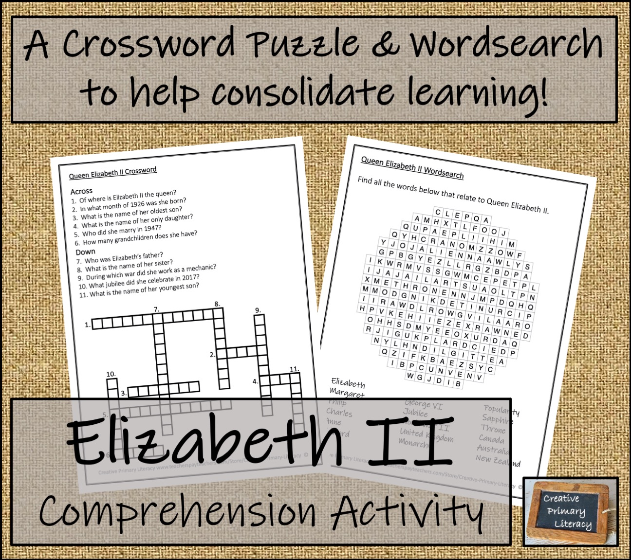 Queen Elizabeth II Close Reading Comprehension Activity | 3rd Grade ...