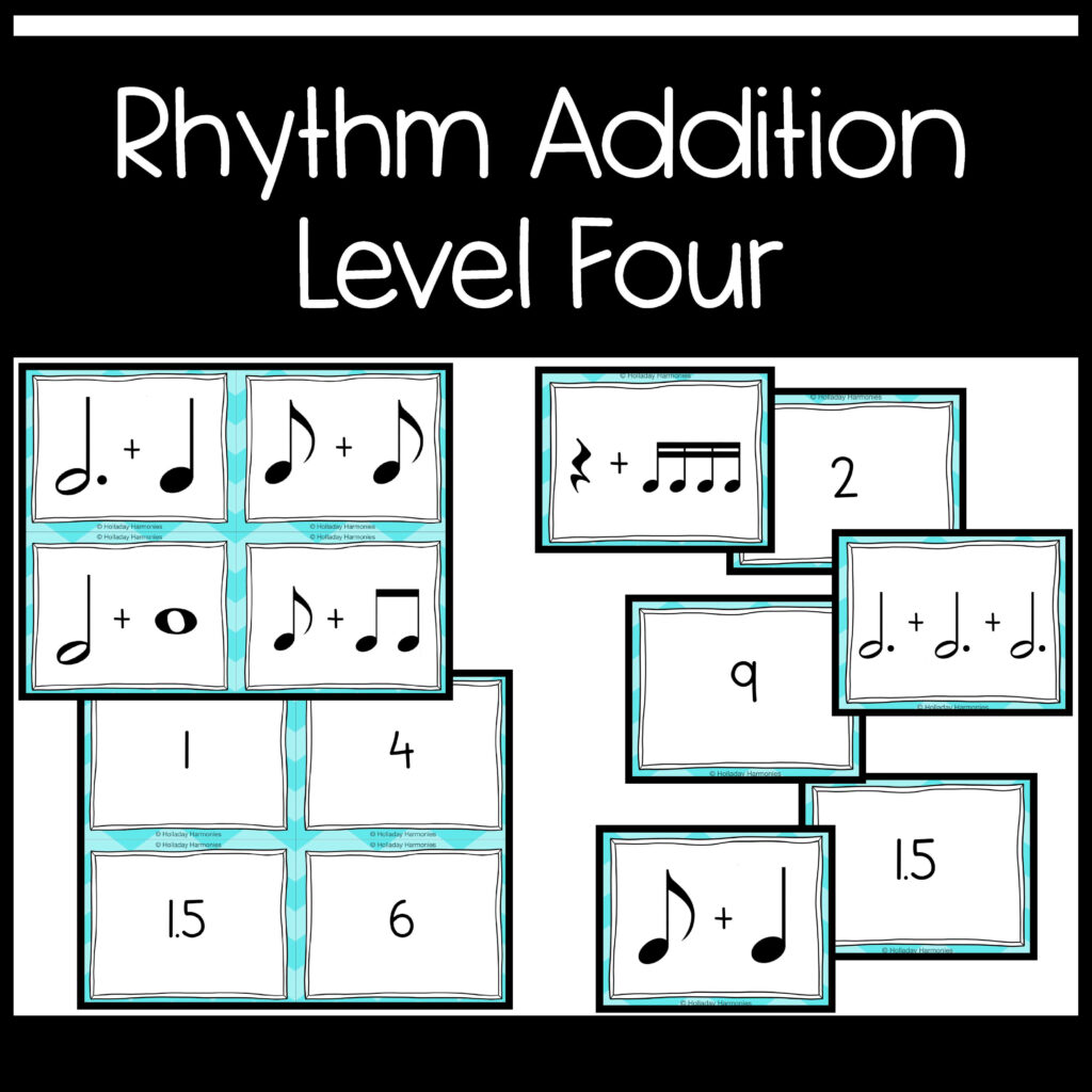 Rhythm Addition Math Equations Bundle: Levels One - Five | Made By Teachers