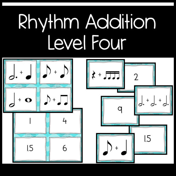 Rhythm Addition Math Equations - Level Four | Made By Teachers
