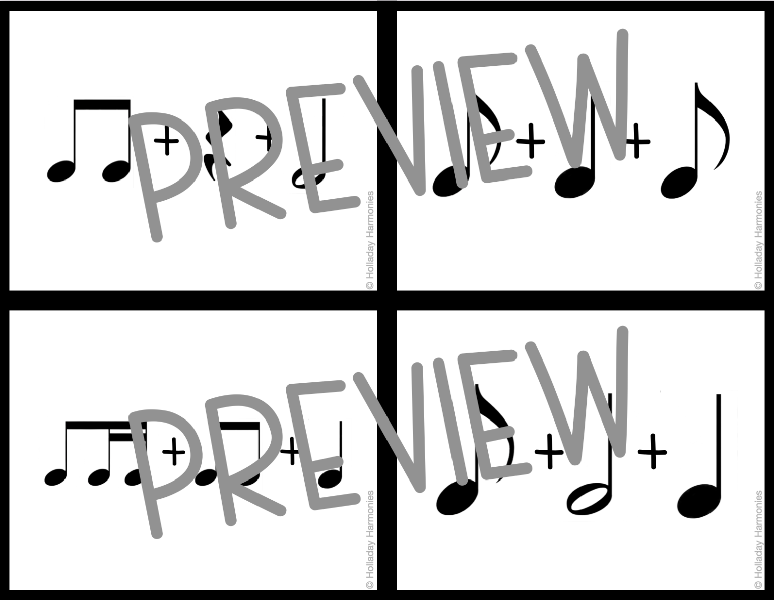 Rhythm Addition Math Equations - Level Four | Made By Teachers