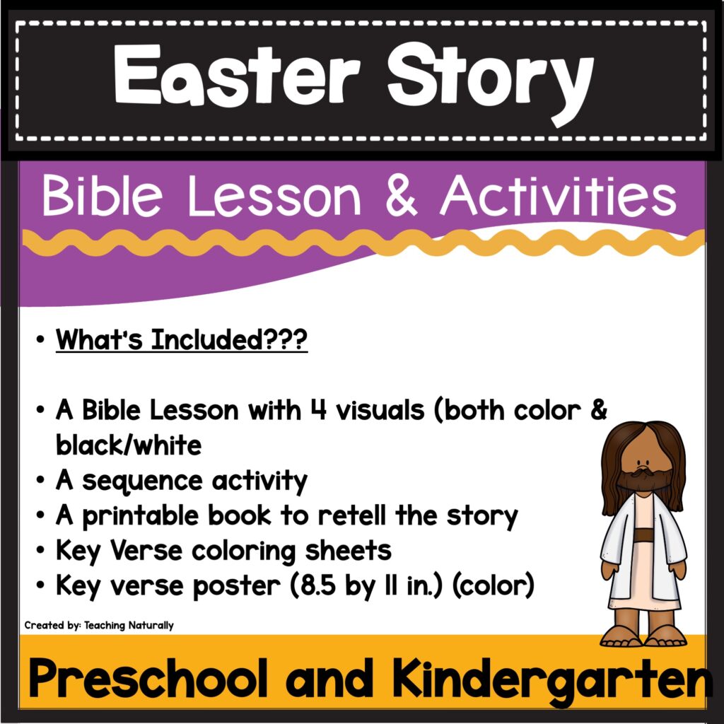 Easter Bible Lesson and Activities for Preschool & Kindergarten | Made ...