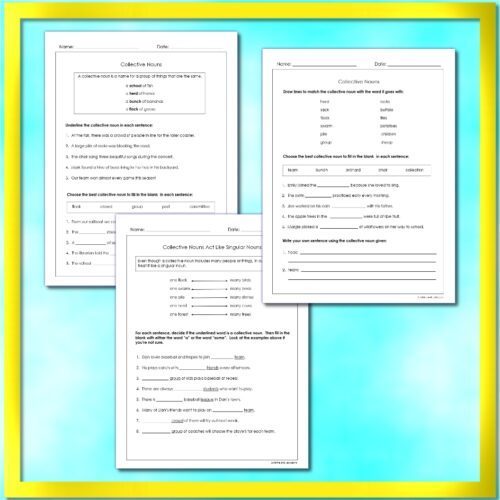 MEGABUNDLE - Grades 1-2-3 Grammar Bundles - 177 worksheets - verbs ...
