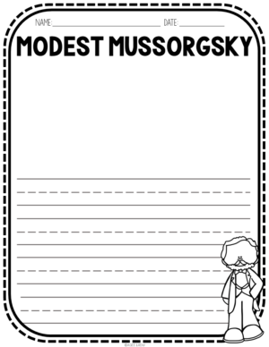 Modest Mussorgsky Classical Music SEL Listening Activities Packet for ...