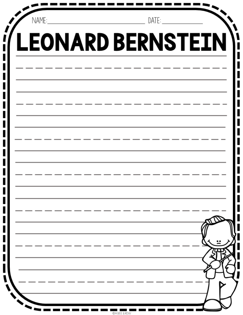 Leonard Bernstein Classical Music SEL Listening Activities Packet for ...