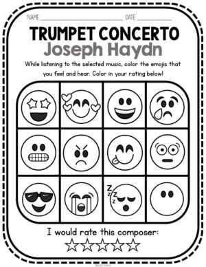 Joseph Haydn Classical Music SEL Listening Activities Packet for March ...