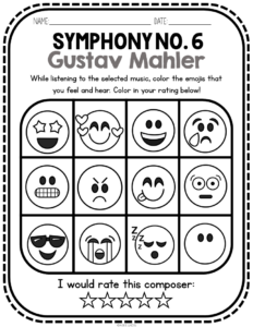 Gustav Mahler Classical Music | Social-Emotional Listening Activities ...