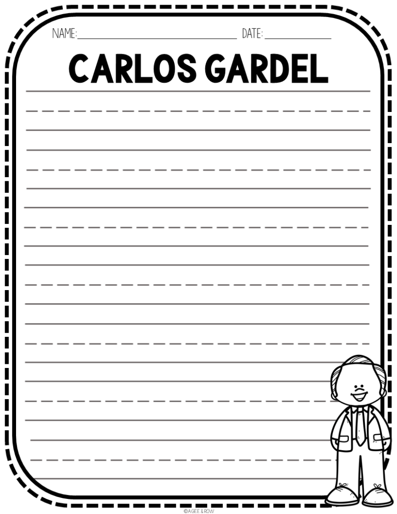 Carlos Gardel Argentine Tango Music | SEL Listening Activities Packet ...