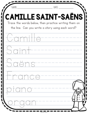 Camille Saint-Saëns Classical Music | Social-Emotional Listening ...