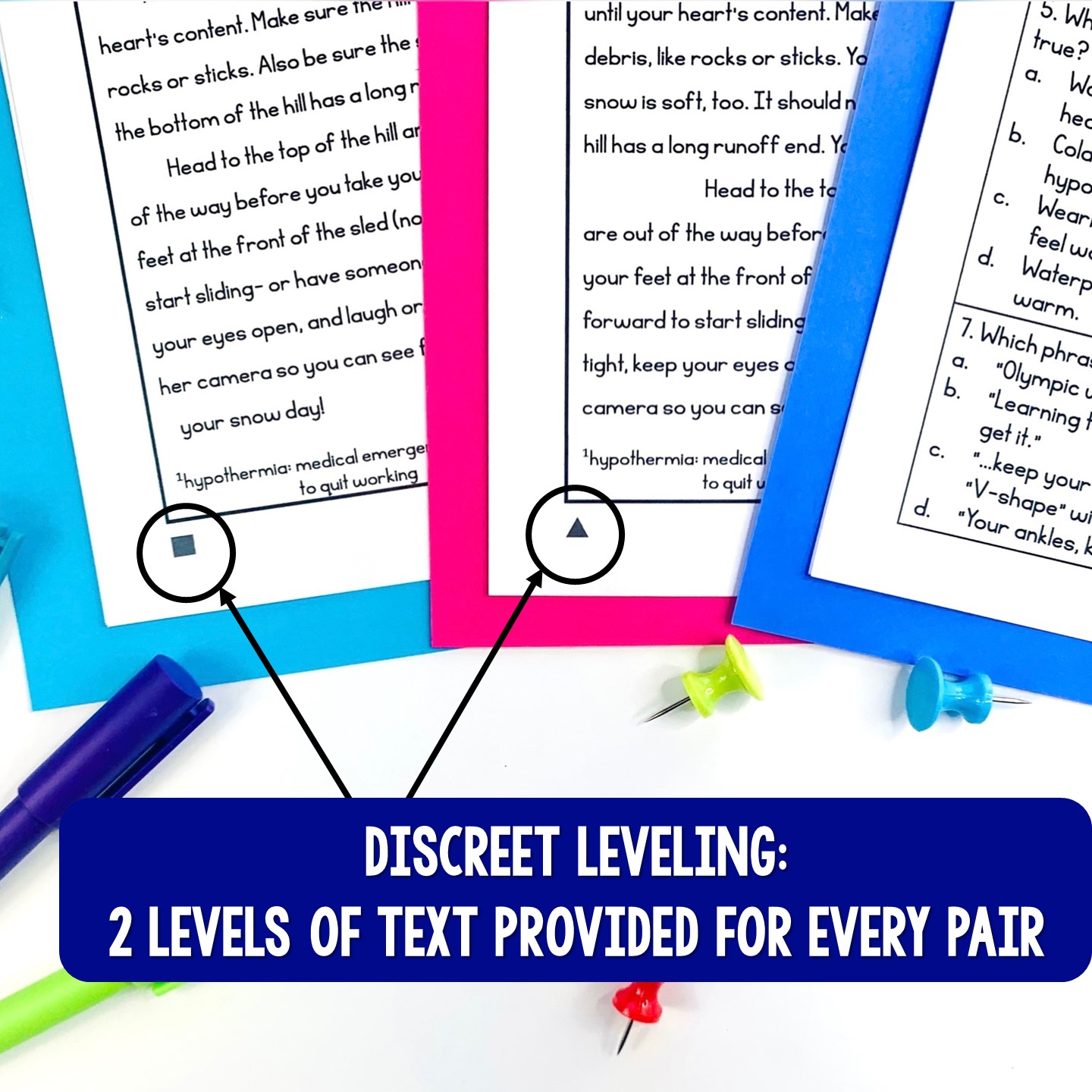 Paired Texts [Print & Digital]: Winter and Snow Grades 4-6 | Made By ...