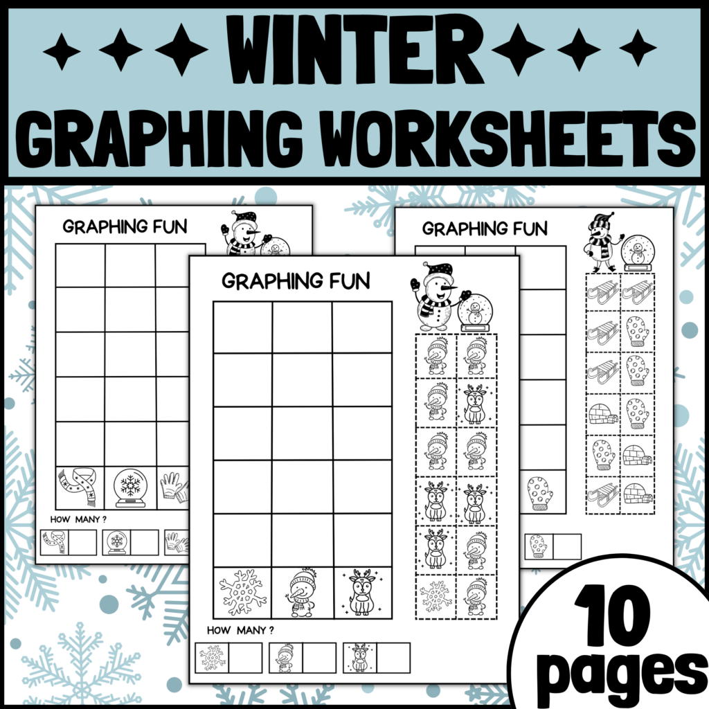 Winter Graphing Worksheets | Winter Math | Kindergarten Graphing ...