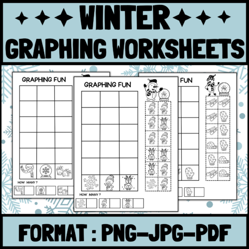Winter Graphing Worksheets | Winter Math | Kindergarten Graphing ...