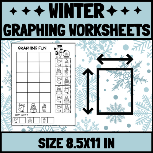 Winter Graphing Worksheets | Winter Math | Kindergarten Graphing ...