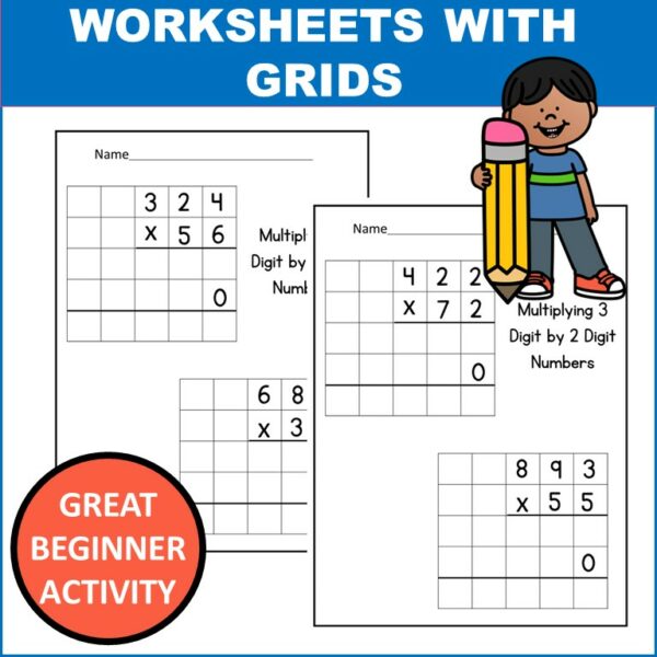 3 Digit by 2 Digit Multiplication Worksheets | Made By Teachers