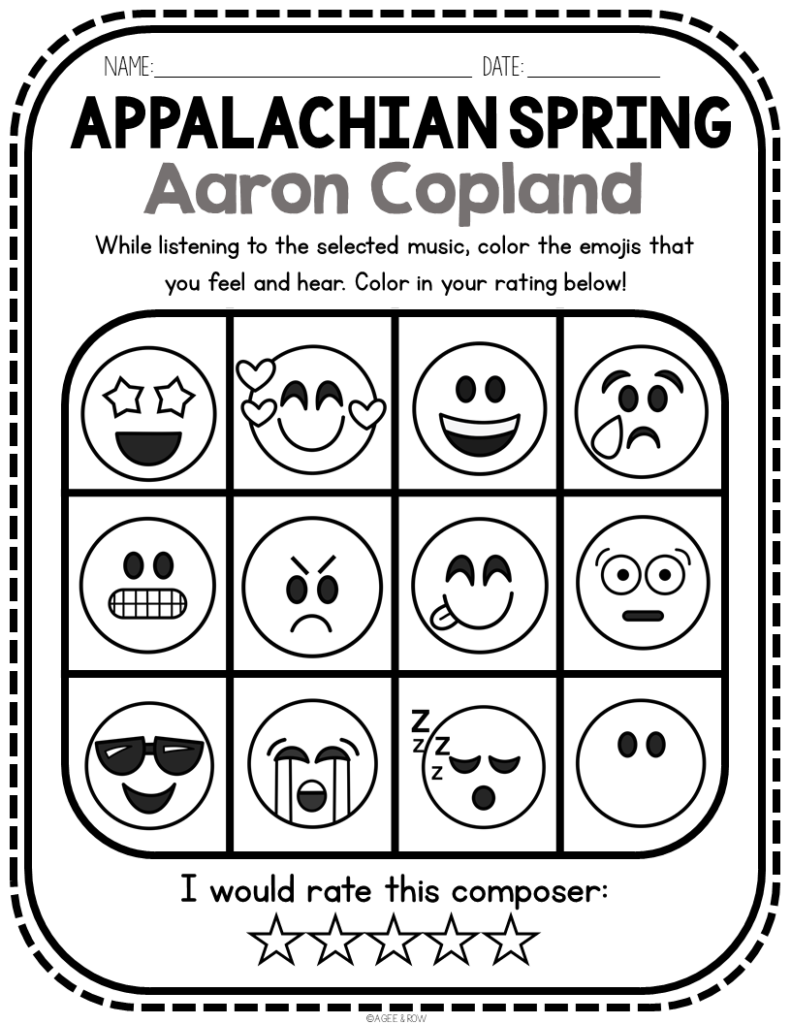 Aaron Copland Classical Music | Social-Emotional Listening Activities ...