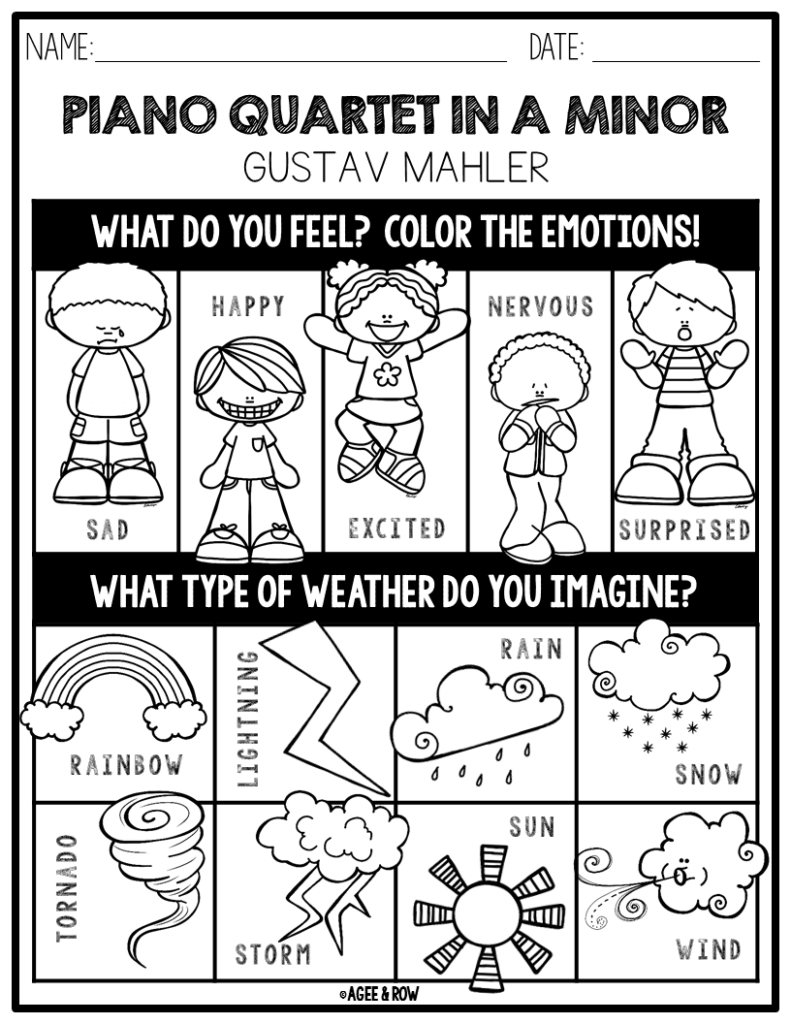 Gustav Mahler Classical Music | Social-Emotional Listening Activities ...