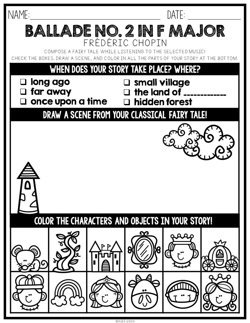 Frédéric Chopin Classical Music | Social-Emotional Listening Activities ...