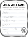 John Williams Classical Music | Social-Emotional Listening Activities ...