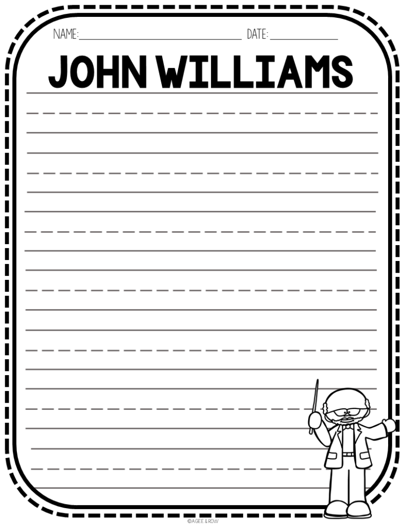 John Williams Classical Music | Social-Emotional Listening Activities ...