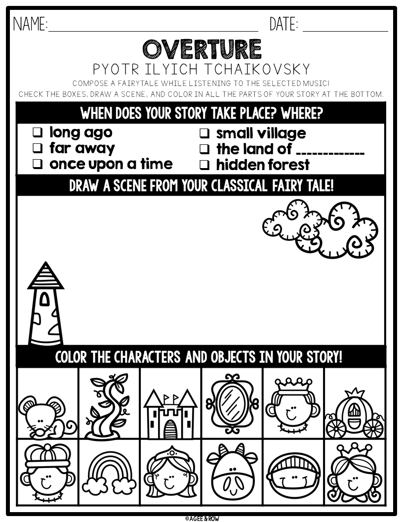 Nutcracker Fairytale Story SEL Classical Music Listening Pack for ...