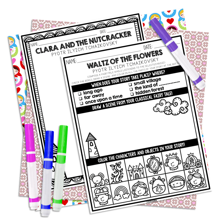 Nutcracker Fairytale Story SEL Classical Music Listening Pack for ...