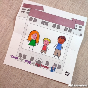 Lydia - Acts 16 - Kidmin Lesson & Bible Crafts | Made By Teachers