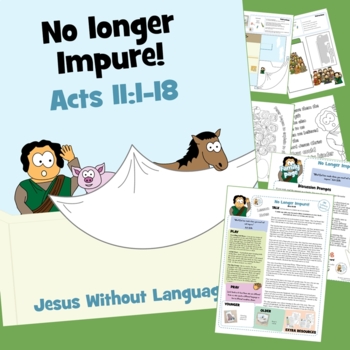 Peter's Vision - Acts 11 - Kidmin Lesson & Bible Crafts | Made By Teachers