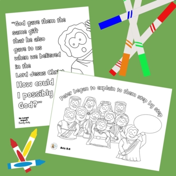 Peter's Vision - Acts 11 - Kidmin Lesson & Bible Crafts | Made By Teachers