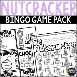 Nutcracker Bingo! Christmas Activities & December Sub Plans | Made By ...