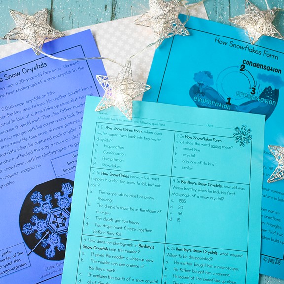 Paired Texts [Print & Digital]: Winter and Snow Grades 2-3 | Made By ...