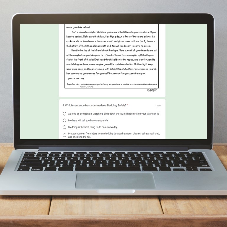 Paired Texts [Print & Digital]: Winter and Snow Grades 2-3 | Made By ...