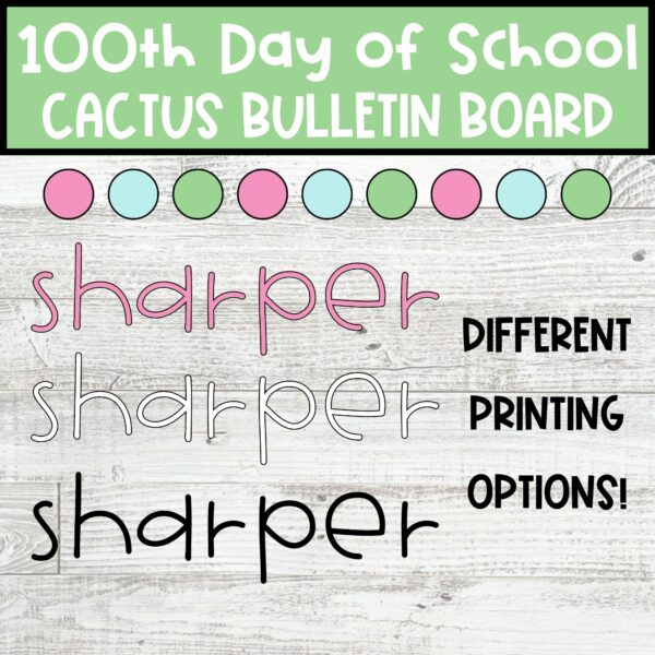 100th Day of School Bulletin Board Kit with EDITABLE Name Tags: 100 ...