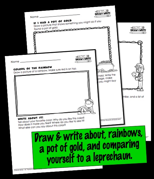 St. Patrick's Day Writing Draw and Write | Made By Teachers