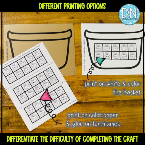 Apple Craft l Kindergarten Math Craft l Math Paper Craft l Numbers to ...