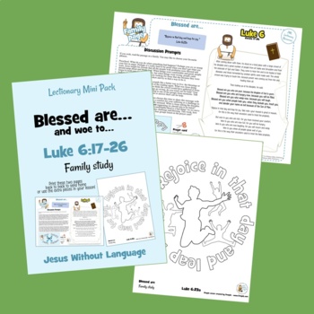 Blessed are (and woe to) - Kidmin Lesson & Bible Crafts | Made By Teachers