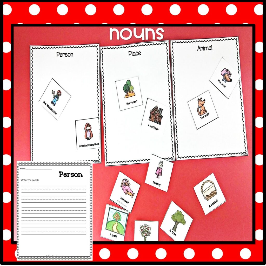 Little Red Riding Hood Unit | Centers | Vocabulary | Reader | First ...