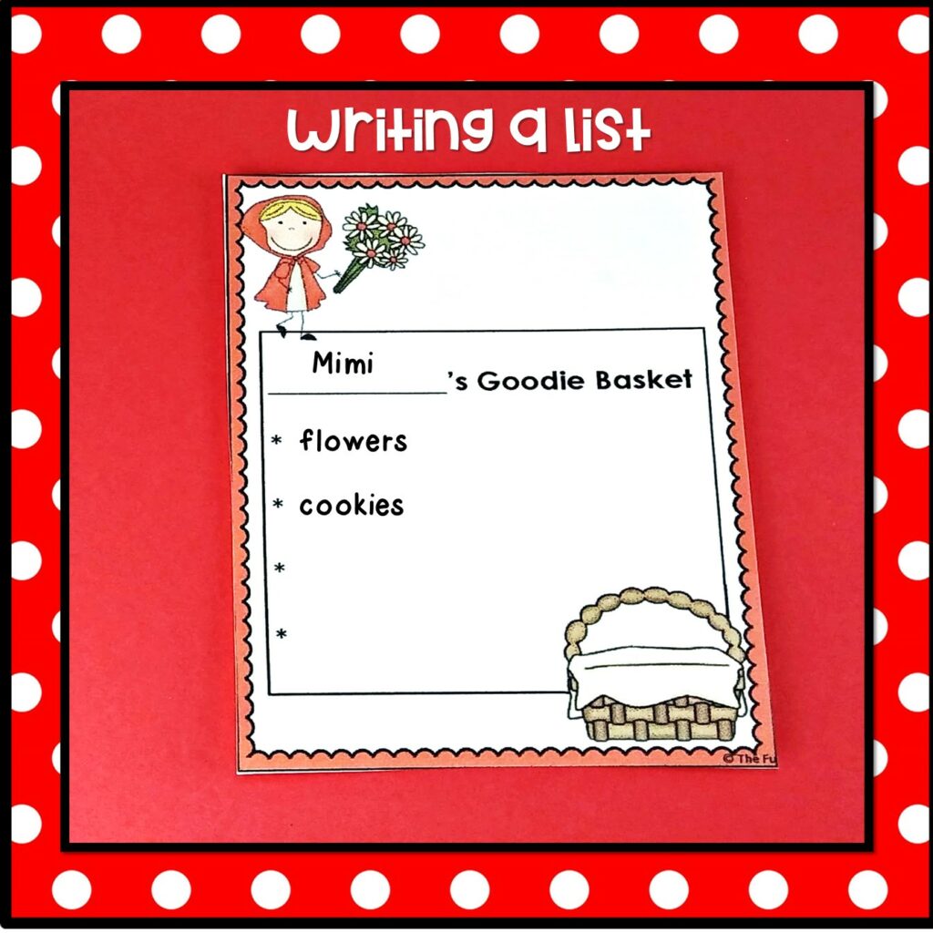 Little Red Riding Hood Unit | Centers | Vocabulary | Reader | First ...