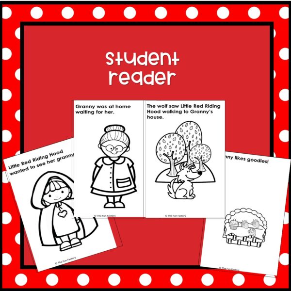 Little Red Riding Hood Unit | Centers | Vocabulary | Reader | First ...