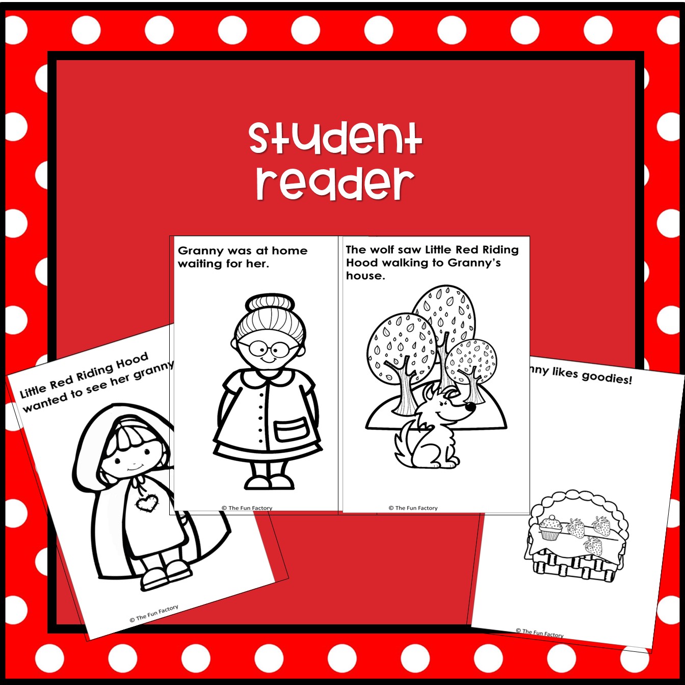 Little Red Riding Hood Unit | Centers | Vocabulary | Reader | First ...