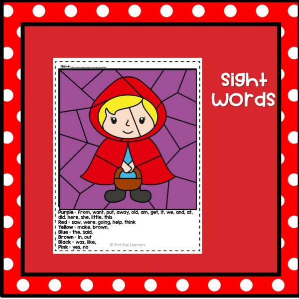 Little Red Riding Hood Unit | Centers | Vocabulary | Reader | First ...