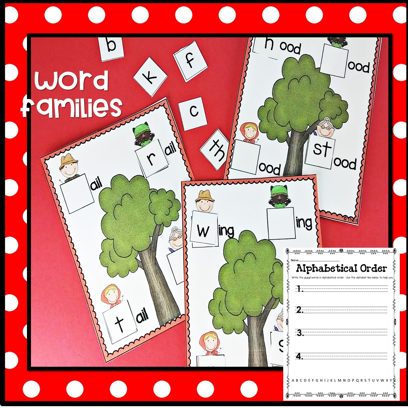 Little Red Riding Hood Unit | Centers | Vocabulary | Reader | First ...