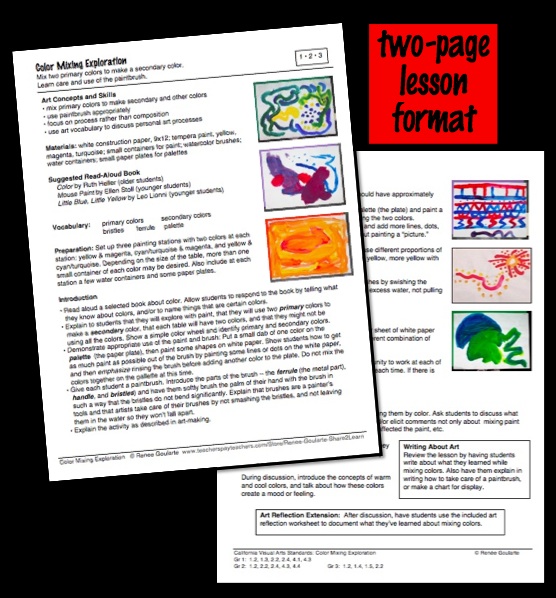 Art Lesson Color Mixing Exploration | Made By Teachers