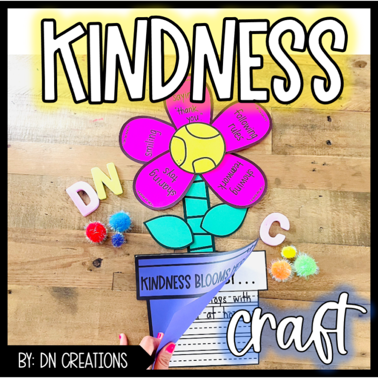 Kindness Blooms Here Craft l Kindness Flower Craft l Kindness Craft ...