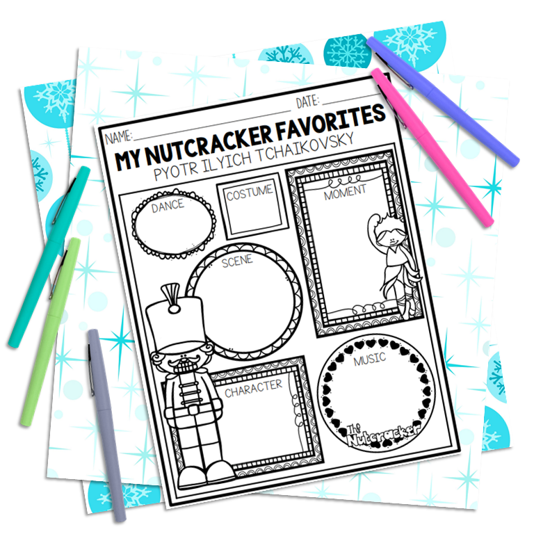 Nutcracker Favorites Performance Journal, Classical Music December ...