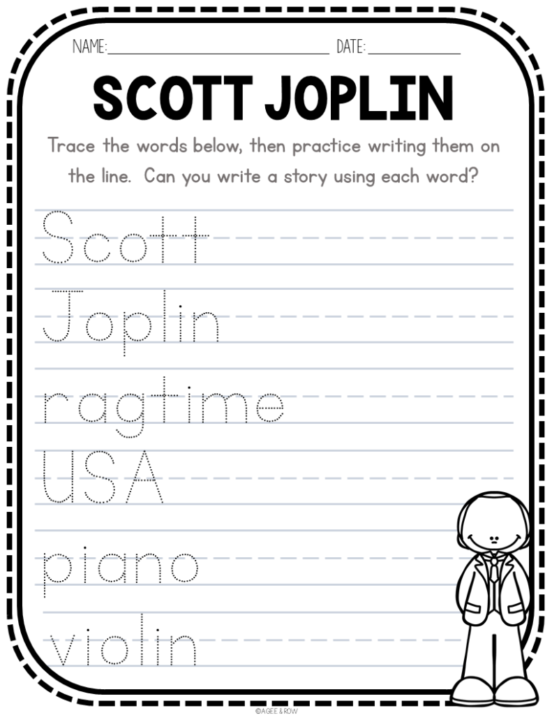 Scott Joplin Classical Music | Social-Emotional Listening Activities ...