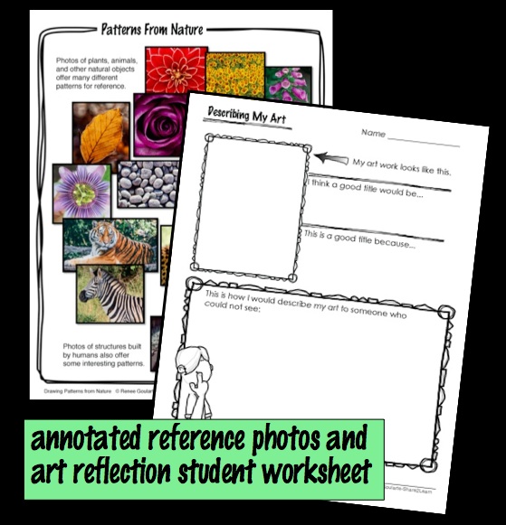 Drawing Patterns from Nature Art Lesson - Made By Teachers