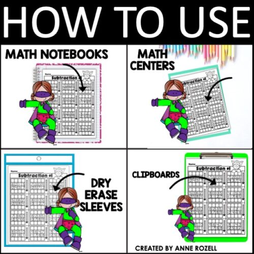 4 Digit Subtraction WITH Regrouping Worksheets | Made By Teachers