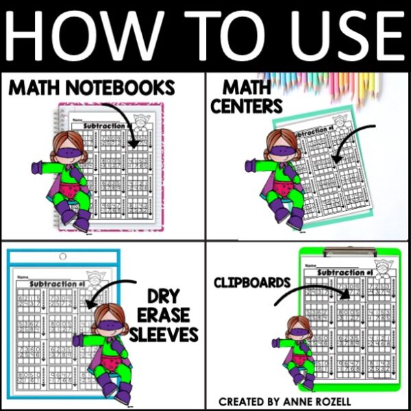 4 Digit Subtraction WITH Regrouping Worksheets | Made By Teachers